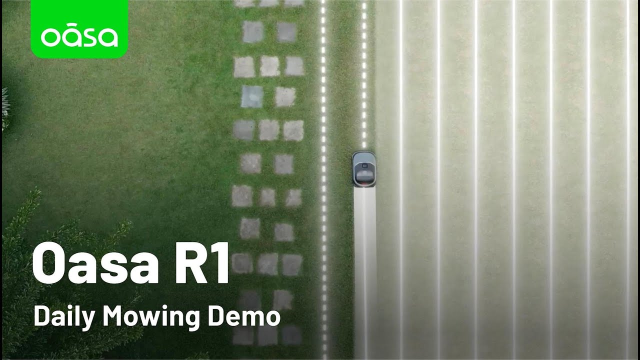 Oasa R1 Daily Mowing Demo - YouTube