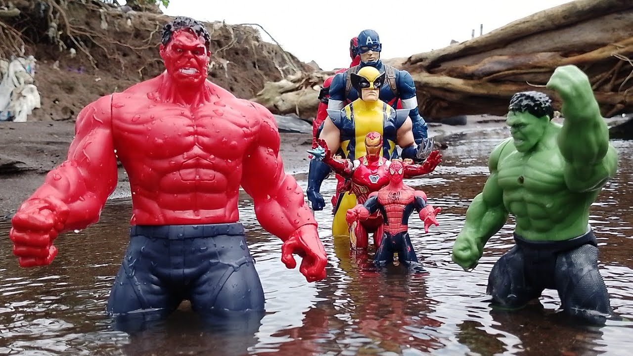 HUNTING SUPERHERO AVENGERS Action Figures,Spiderman,Ironman,Hulk,Thor ...