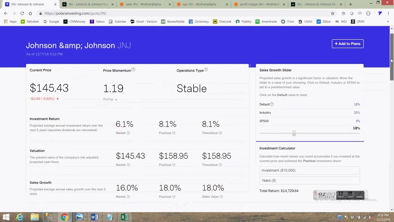 Featured Stock - Johnson & Johnson (JNJ), Prospect - YouTube