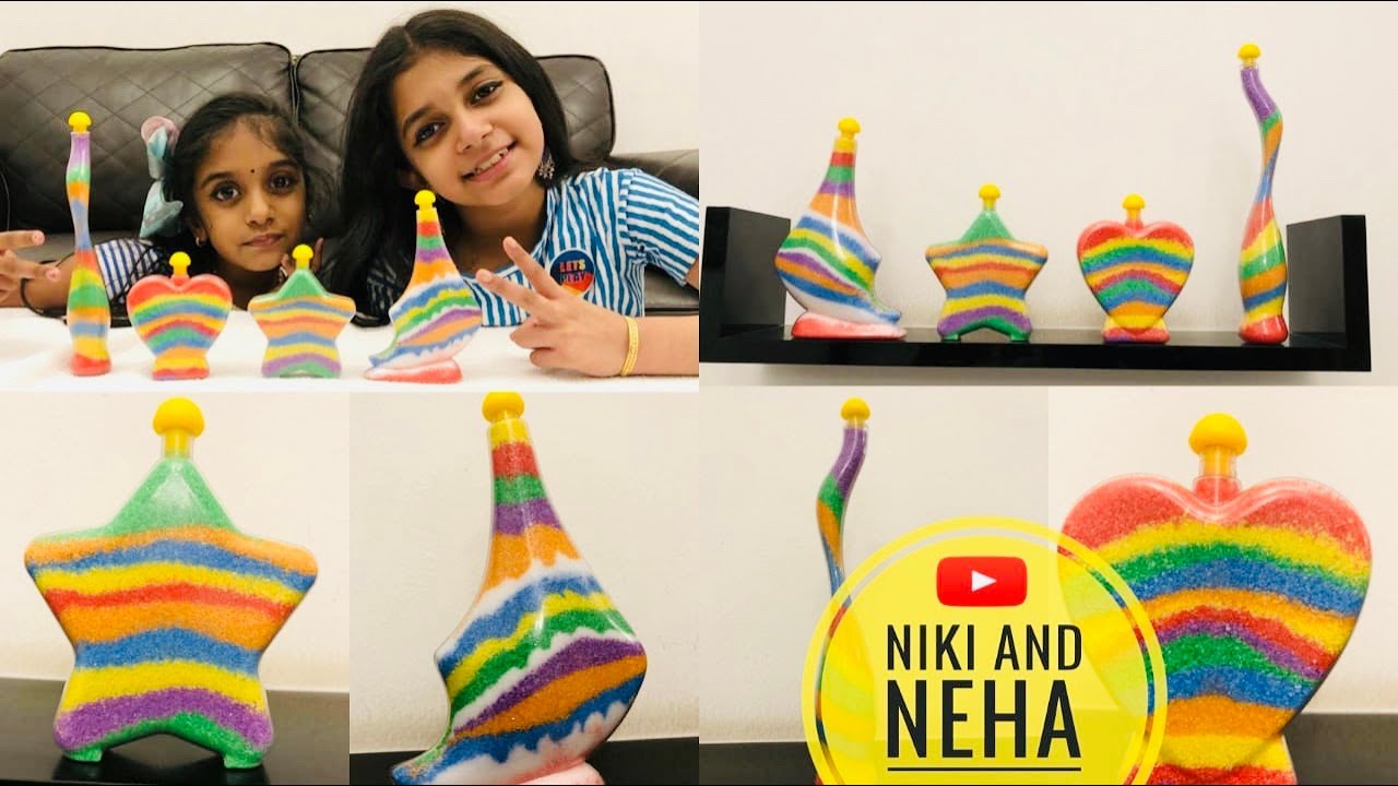 Sand Art By Niki & Neha - YouTube