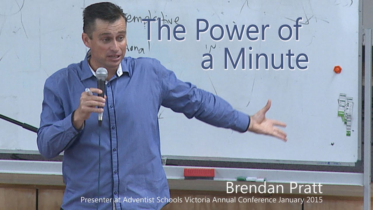 Pastor Brendan Pratt - The power of a minute - YouTube