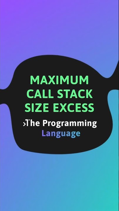 Maximum call stack size in The programming language?? #coding #programming #thelang - YouTube