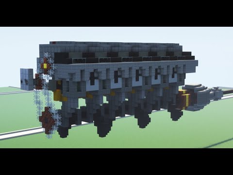 Working Redstone Minecraft V12 Engine - YouTube