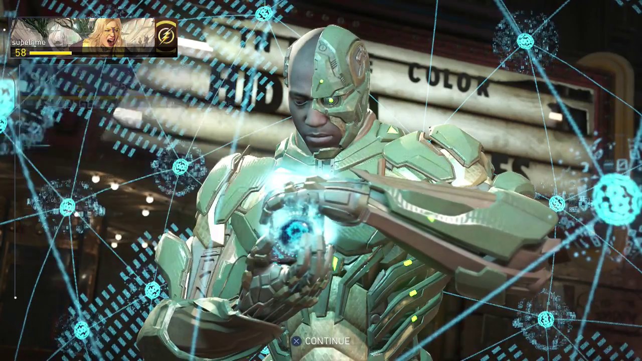 Injustice 2 Use Cyborg Body Shield Character Power - YouTube