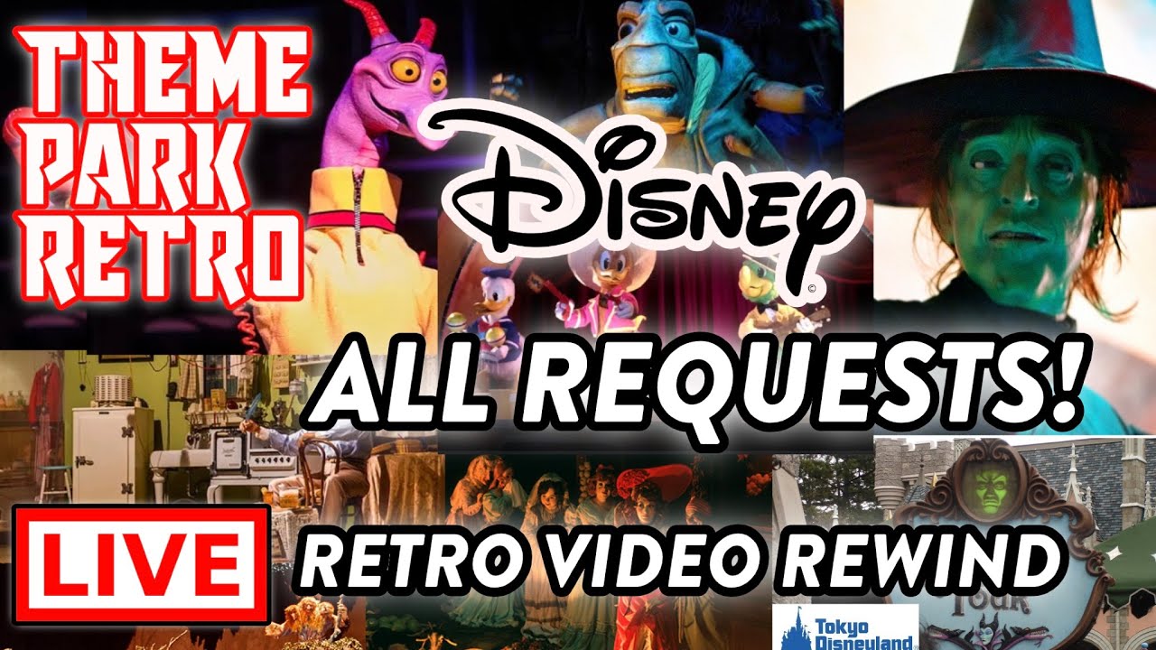 All Request Retro Ride Live Stream | Theme Park Retro U Pick The Rides ...