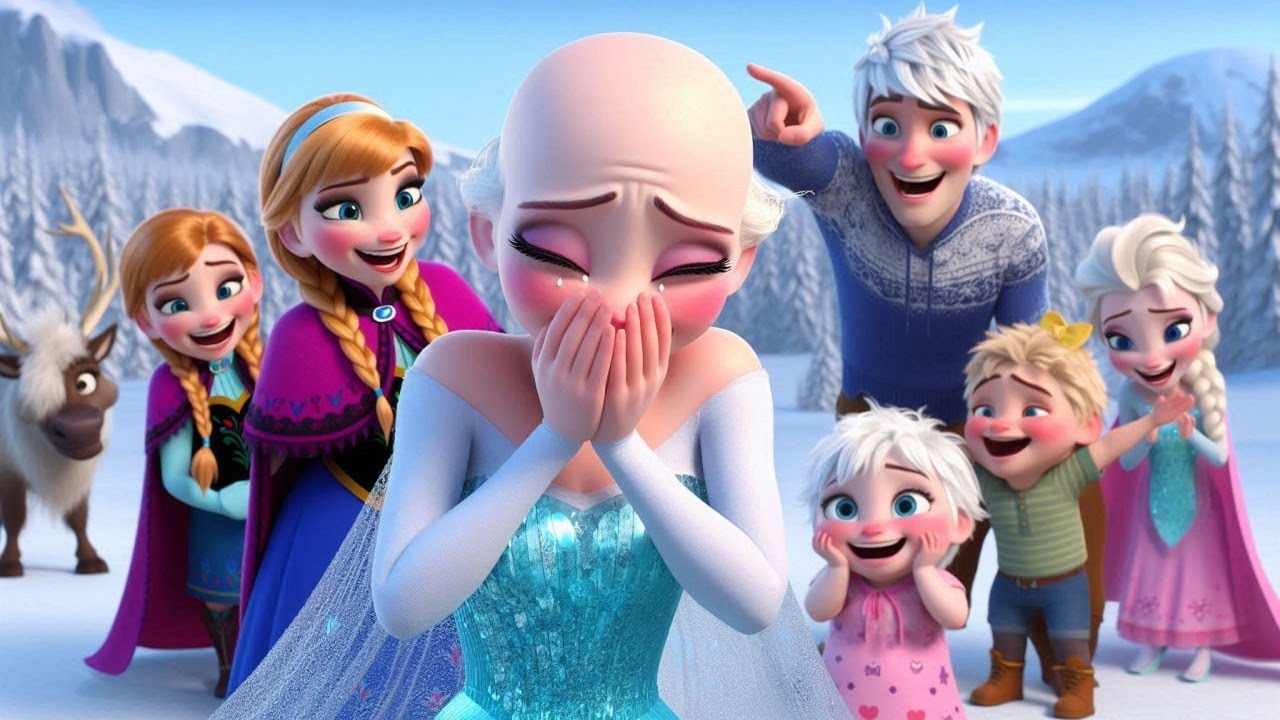 😢 ️ Elsa Breaks Down in Tears After Losing Her Hair — Family Stands ...