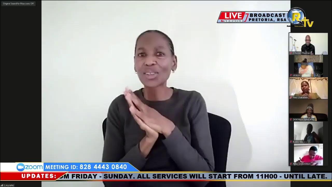 14 APRIL 2023 FRIDAY LIVE BROADCAST SERVICE WITH PROF. LESEGO DANIEL AND SONS PART 2 - YouTube