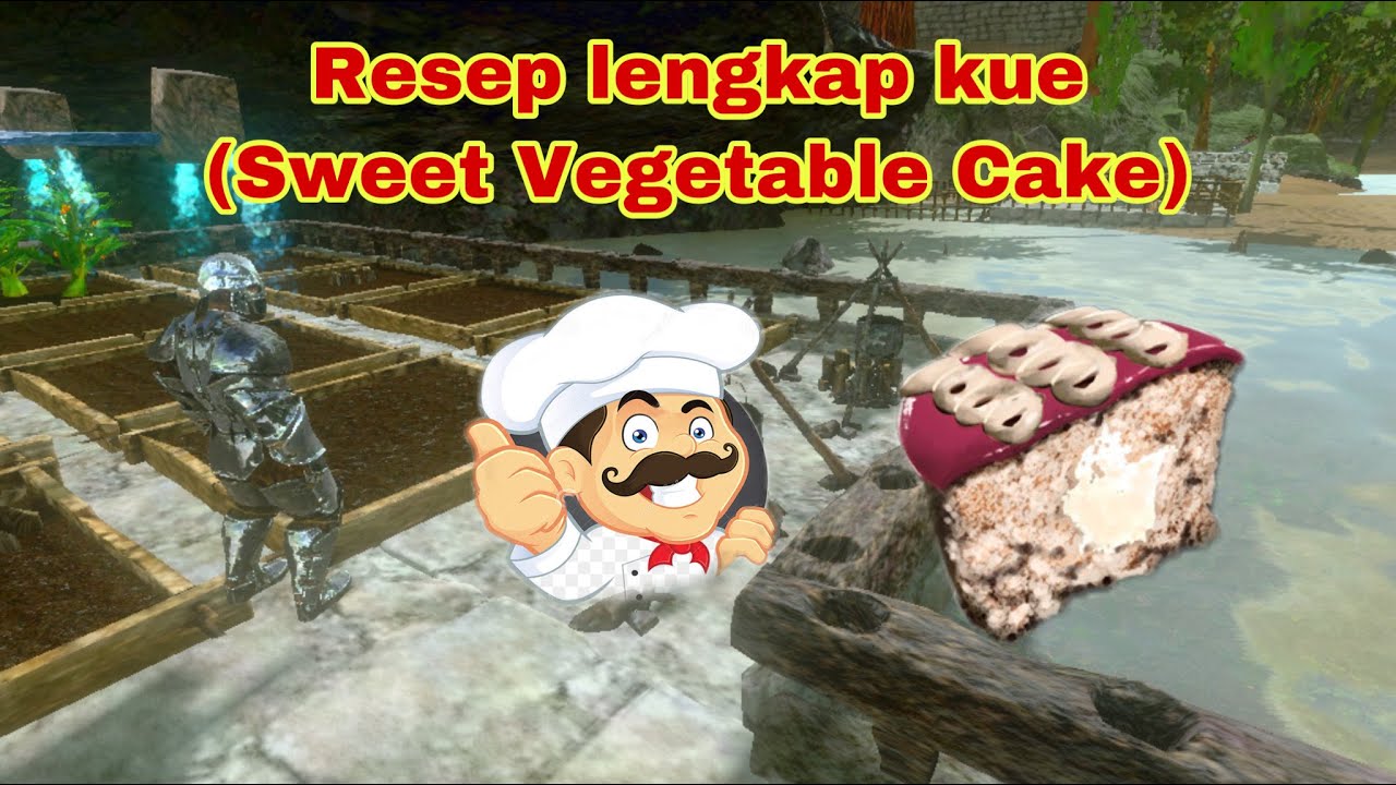 recipe Sweet Vegetable Cake 😊 | ark mobile indonesia - YouTube