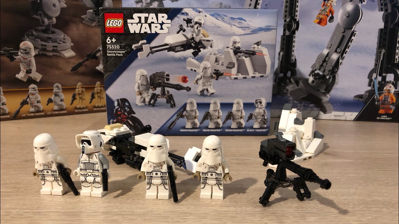 Building the Lego Snowtrooper battle pack (75320) - YouTube