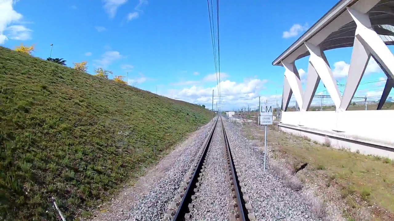 trajet Rhonexpress vers Lyon - YouTube