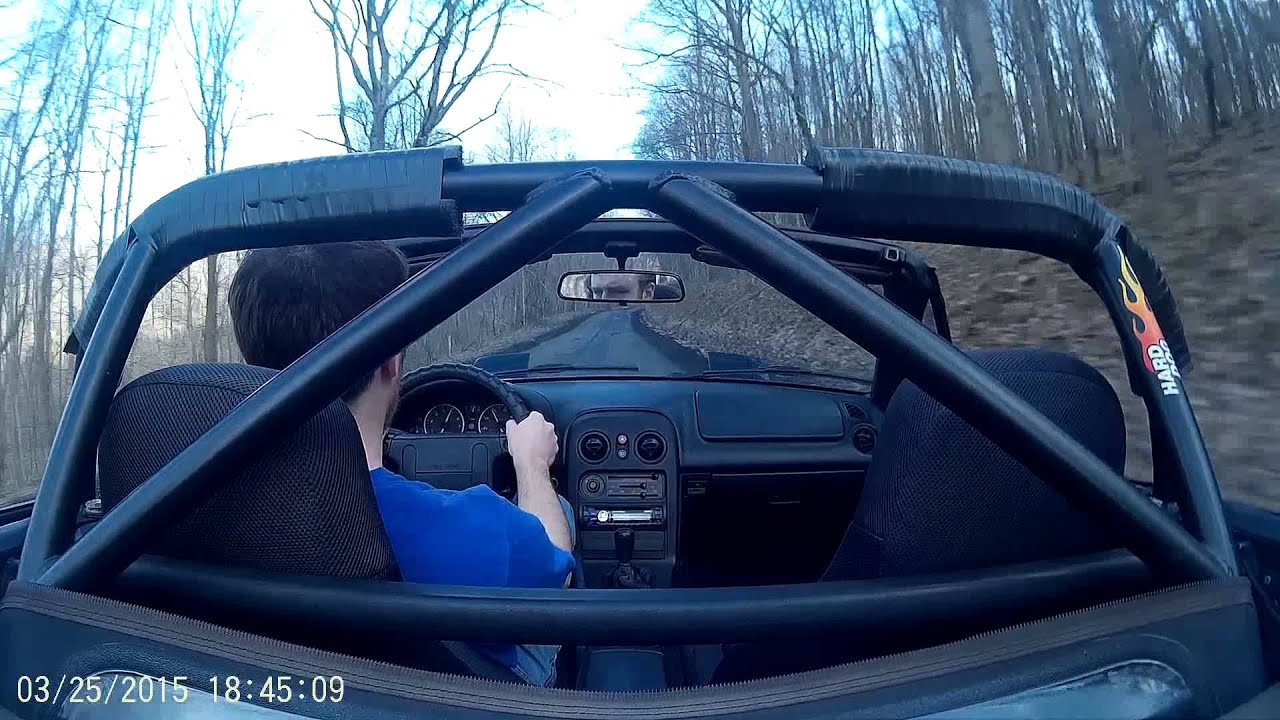 First miata drive of the year - YouTube