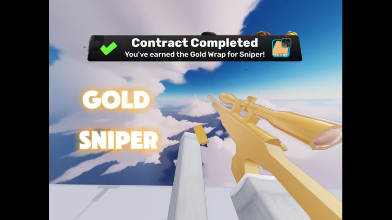 I Finally Unlocked the Gold Sniper in Roblox Rivals - YouTube
