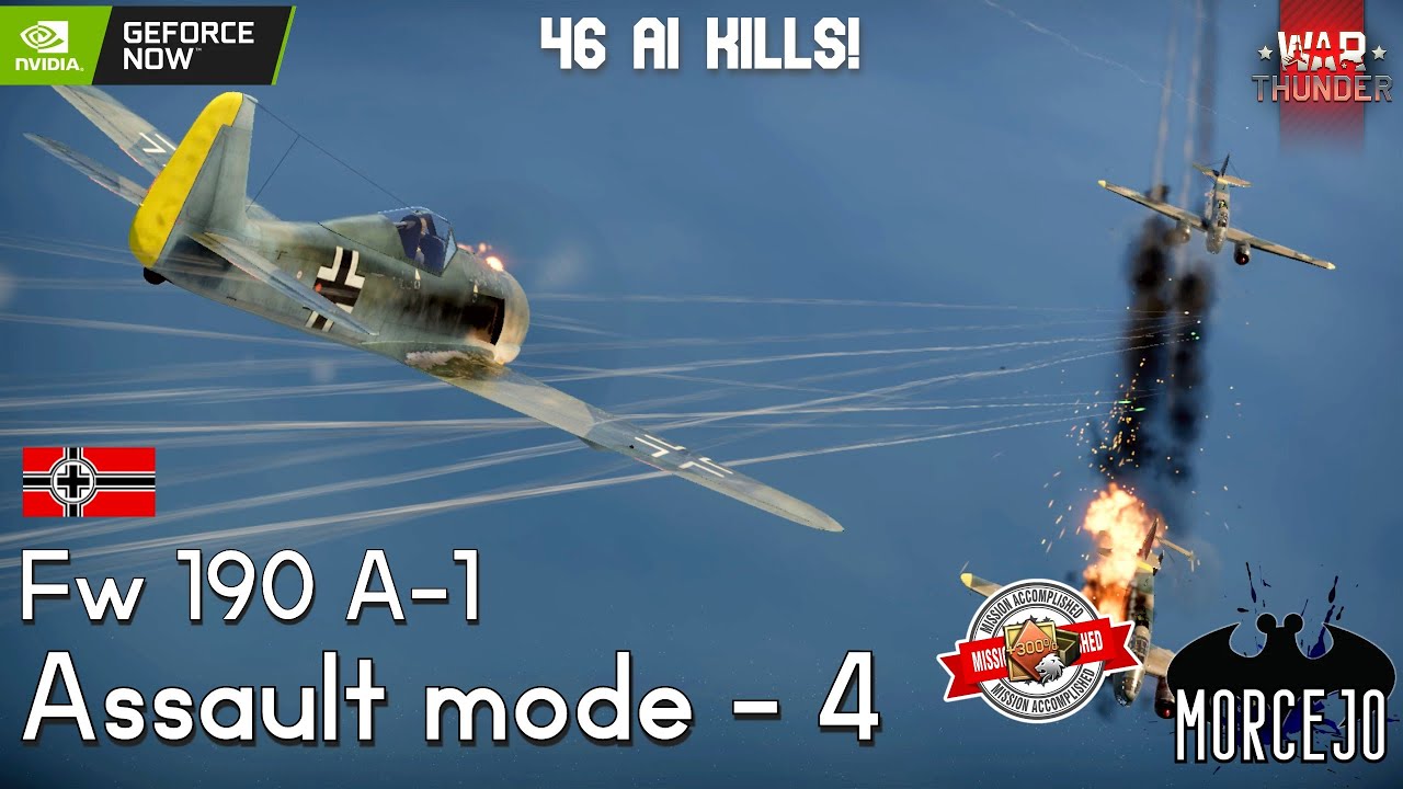 Fw 190 A-1 in assault mode #4 - #warthunder #gameplay #assault # ...