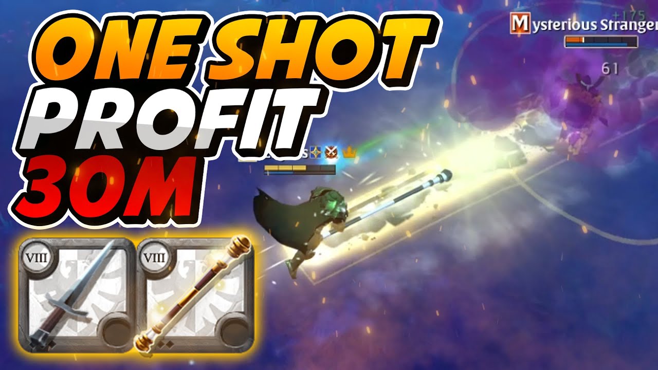 Albion Online One shot Dagger 1H Ez Money 30M Profit Duo mist - YouTube