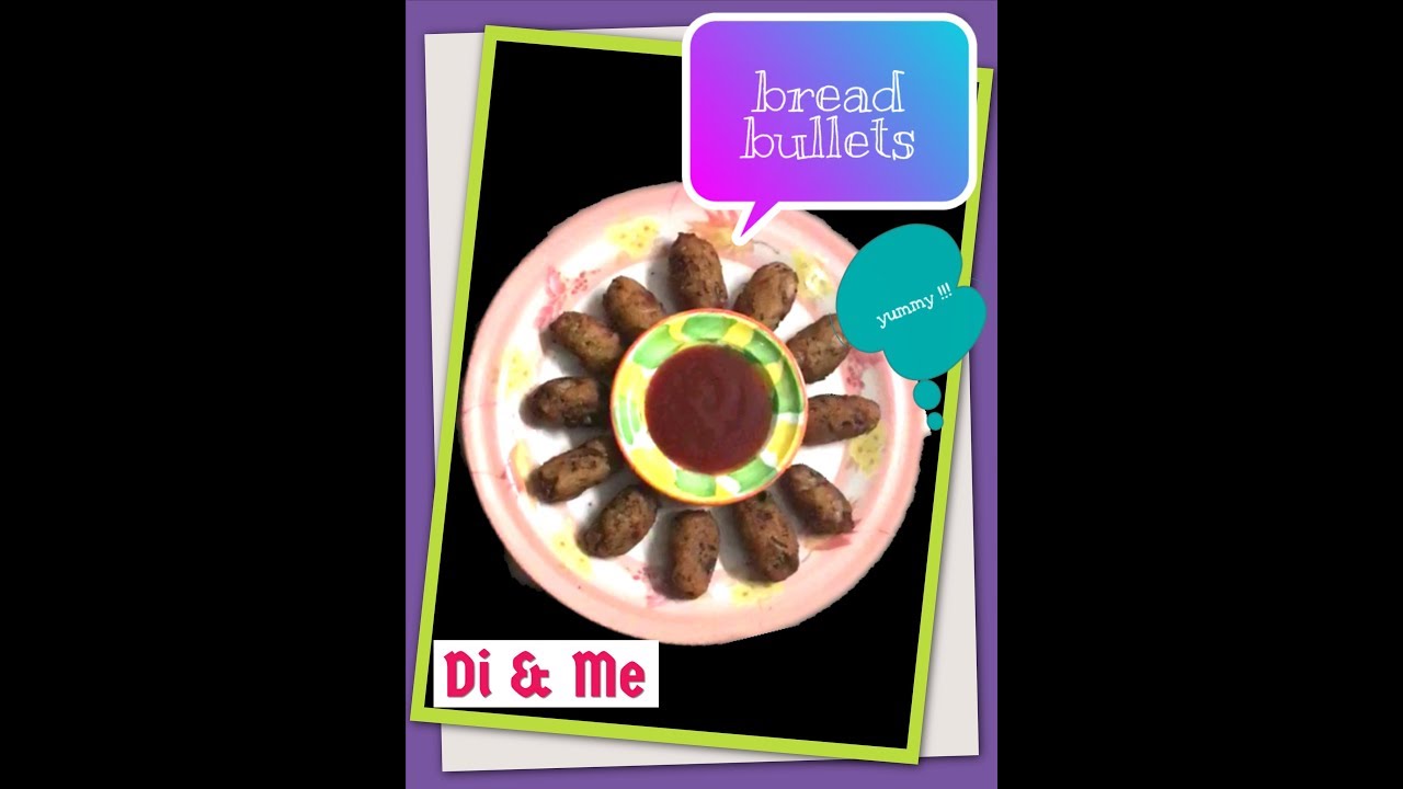 Tasty and Crunchy Bread Bullets ready in 10mins || Bread wada ...