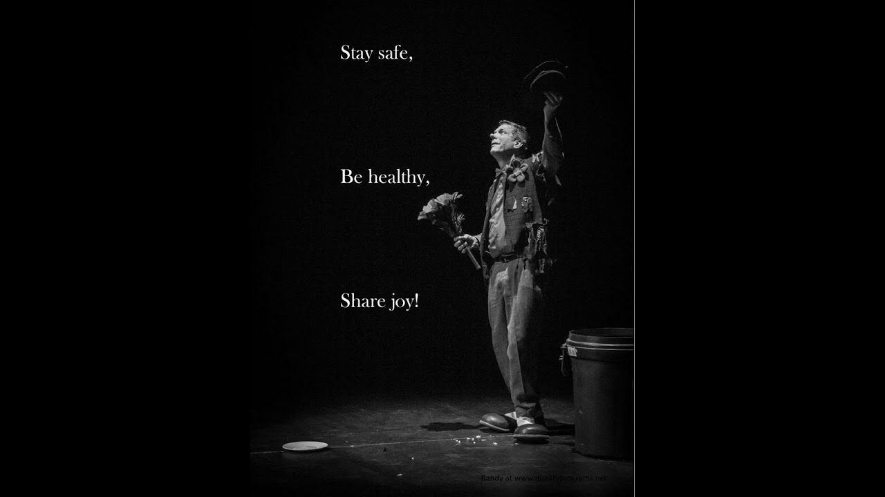 The Sound of Silence - Randy Christensen clown performance - YouTube