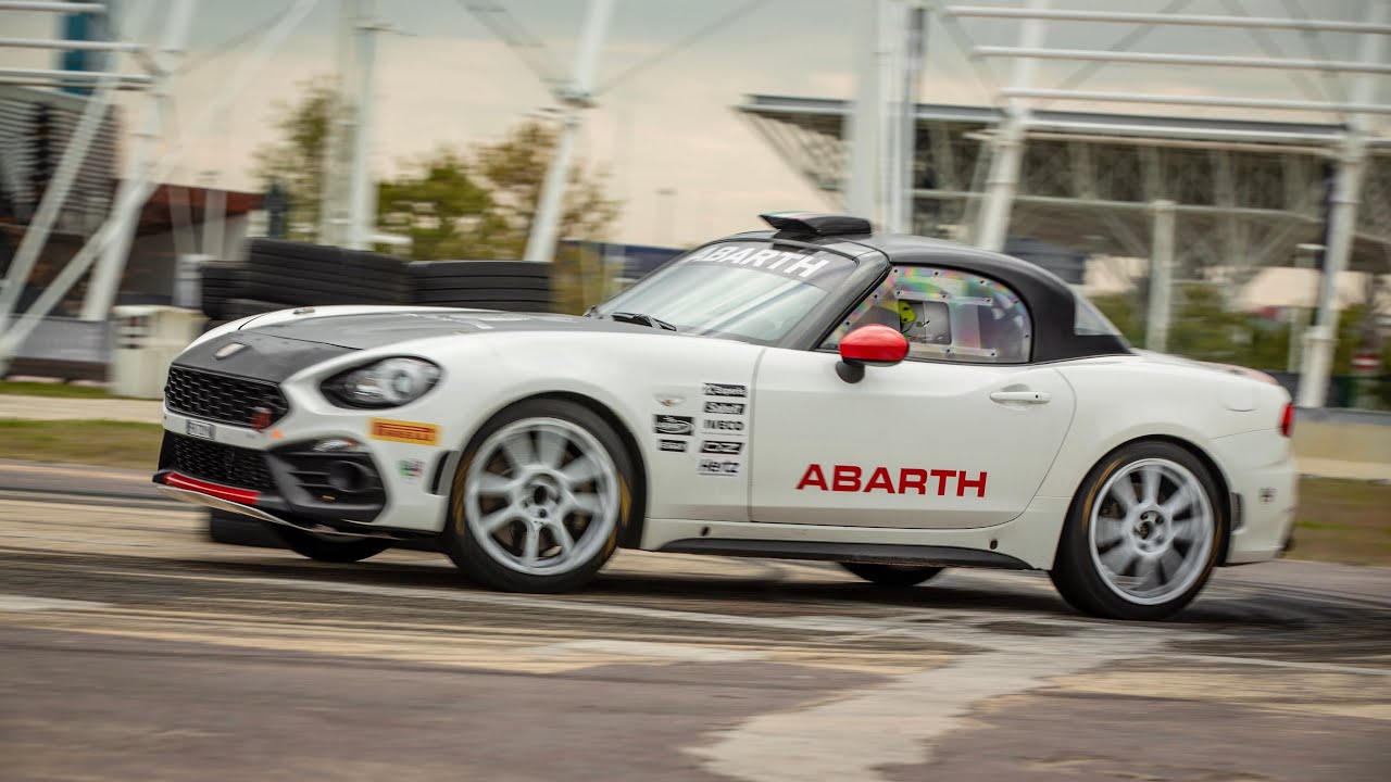 300 BHP Abarth 124 Spider Rally Driven HARD!!! - YouTube