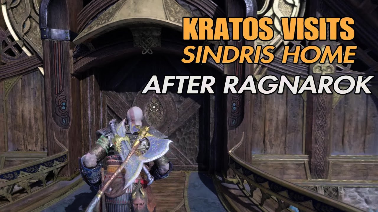 Kratos Returns to Sindri’s Home after Ragnarok - God Of War Ragnarok ...