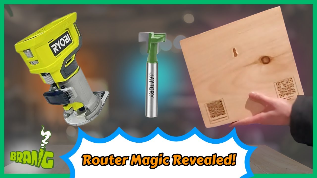 Precision Hang Holes with a T-Slot Router Bit: Brang Cones Plaque ...