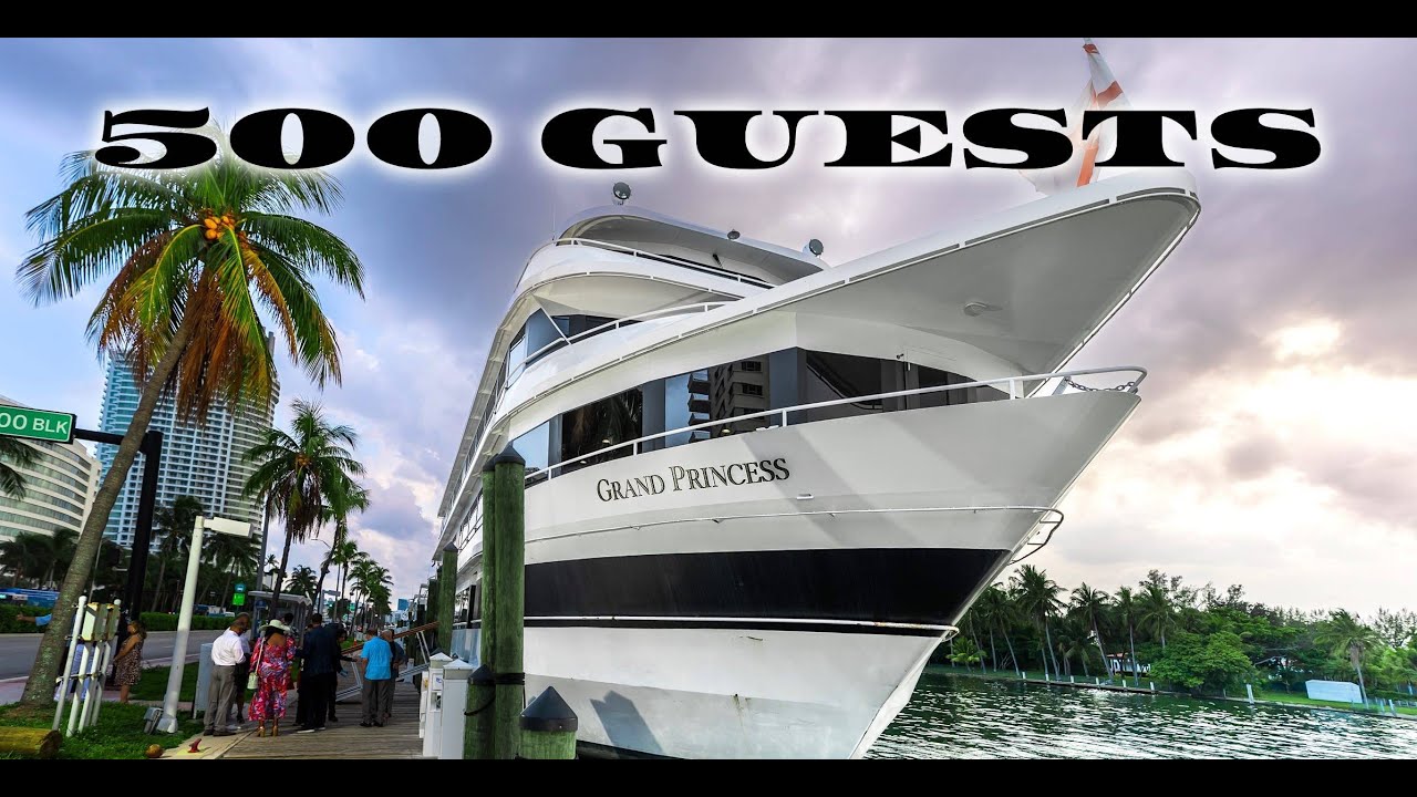 Wedding Yacht in Miami Beach: 135' GRAND PRINCESS (500 guest capacity ...