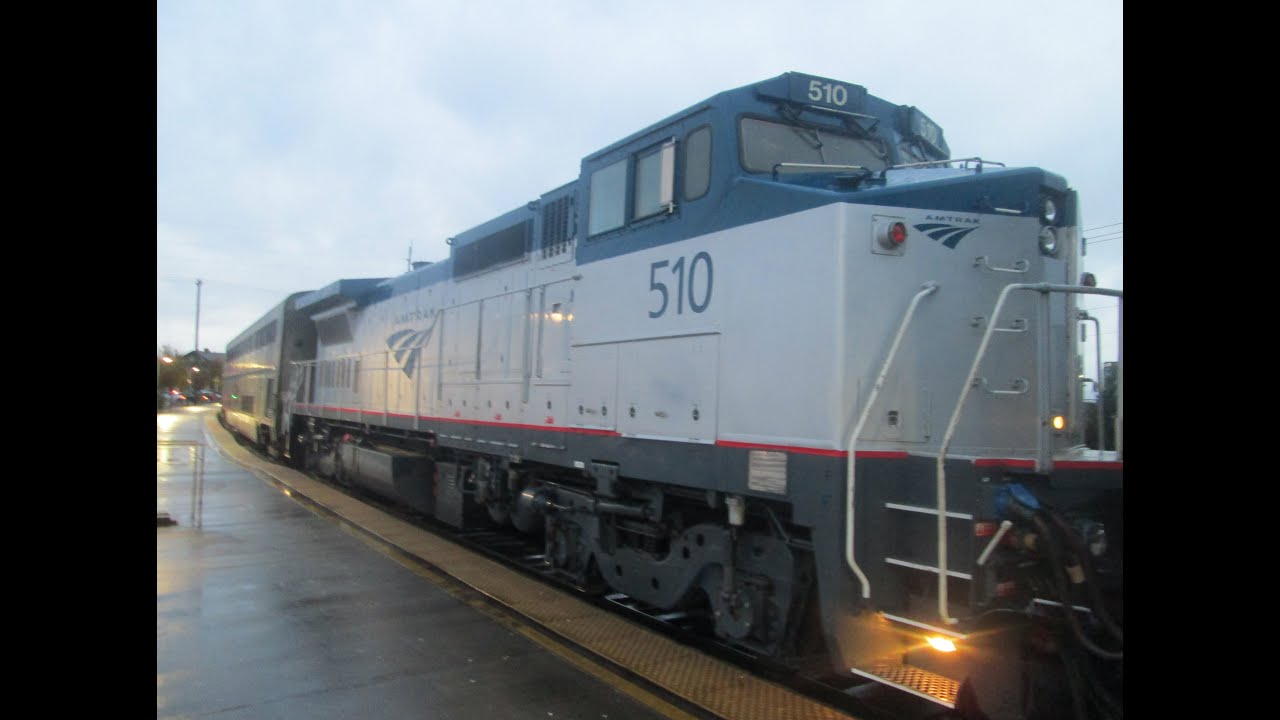 RARE! Amtrak Dash 8-32BWH In 2022 On The Coast Starlight And Big Game ...