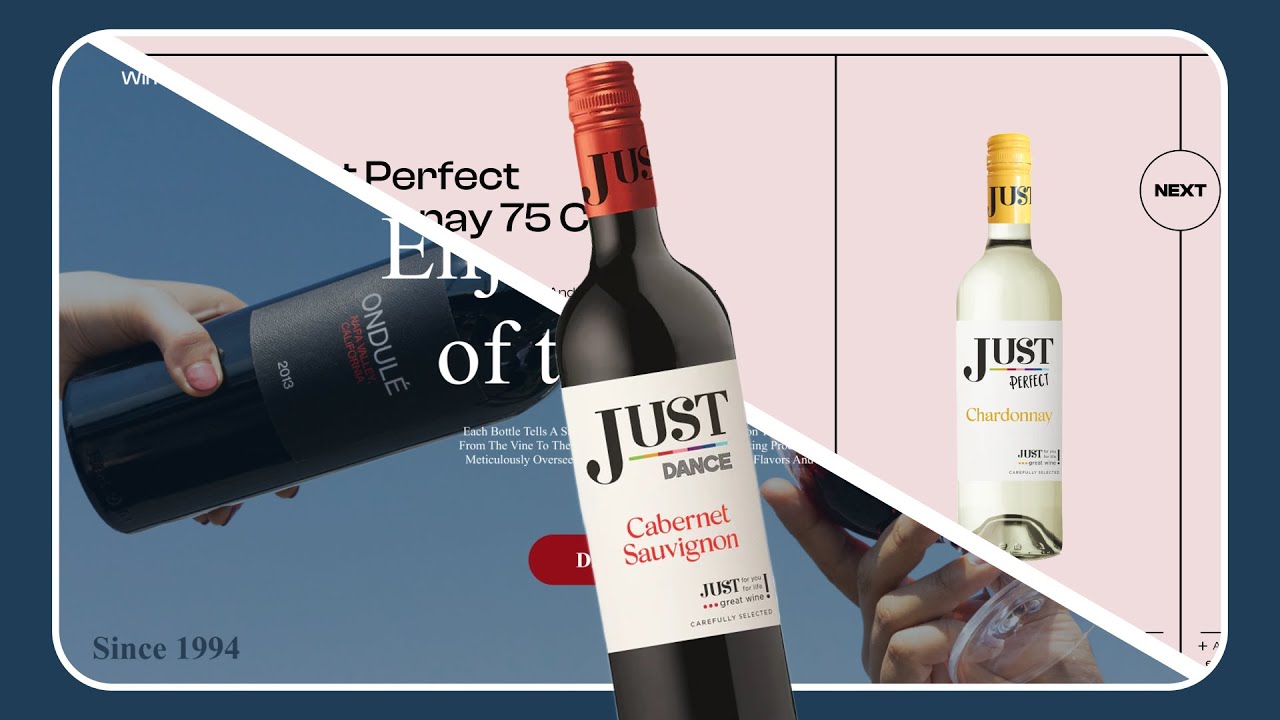 Figma wine store landing page | easy Figma Prototyping Tutorial - YouTube