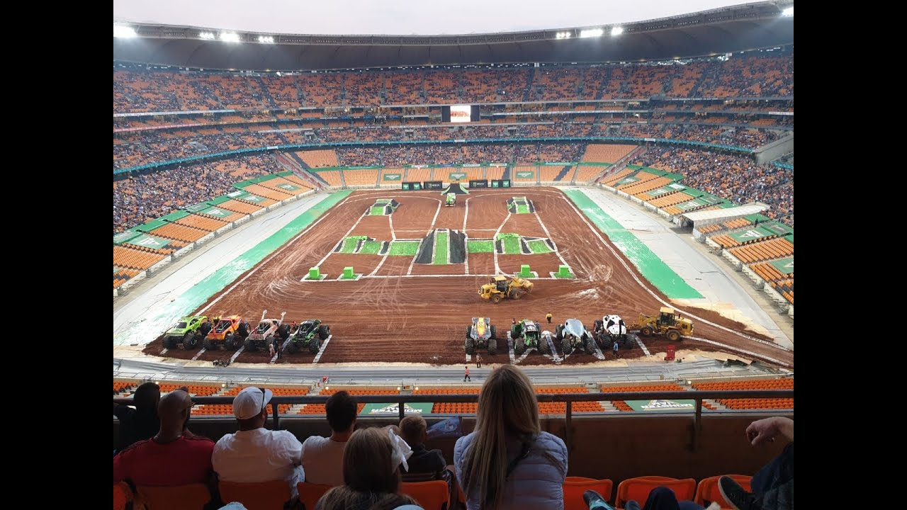 Monster Jam FNB Stadium, Johannesburg South Africa - YouTube