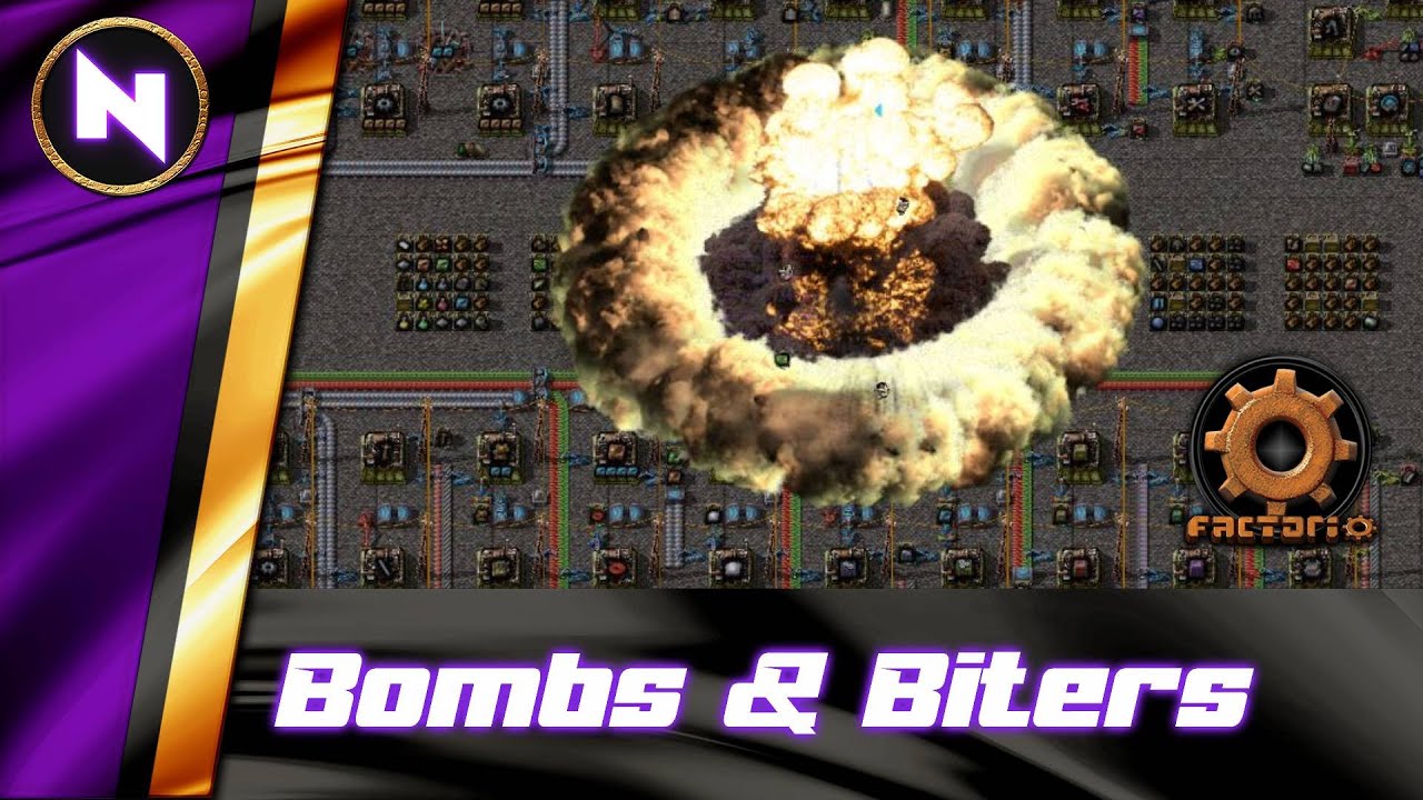 Factorio Bombs & Biters | Day #1 | Livestream VOD - YouTube