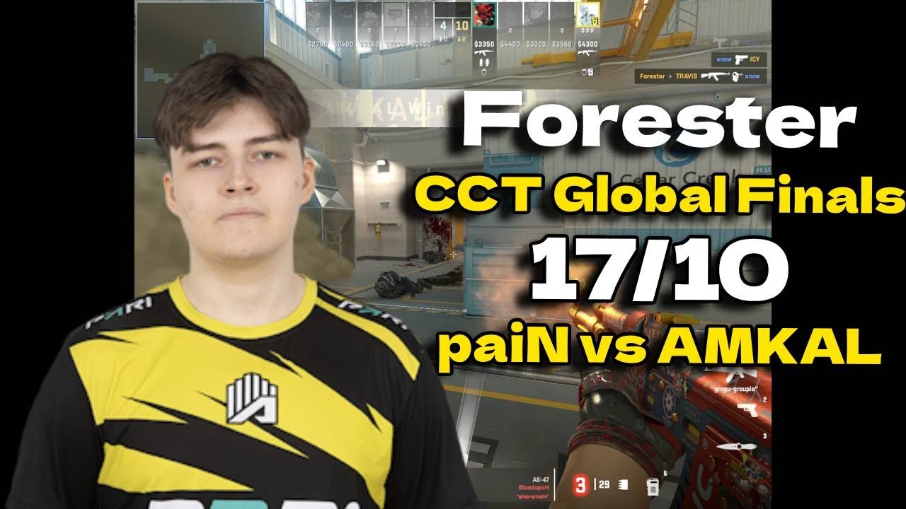 CS2 POV AMKAL Forester (17/10) vs paiN (Nuke) @ CCT Global Finals 2024 ...