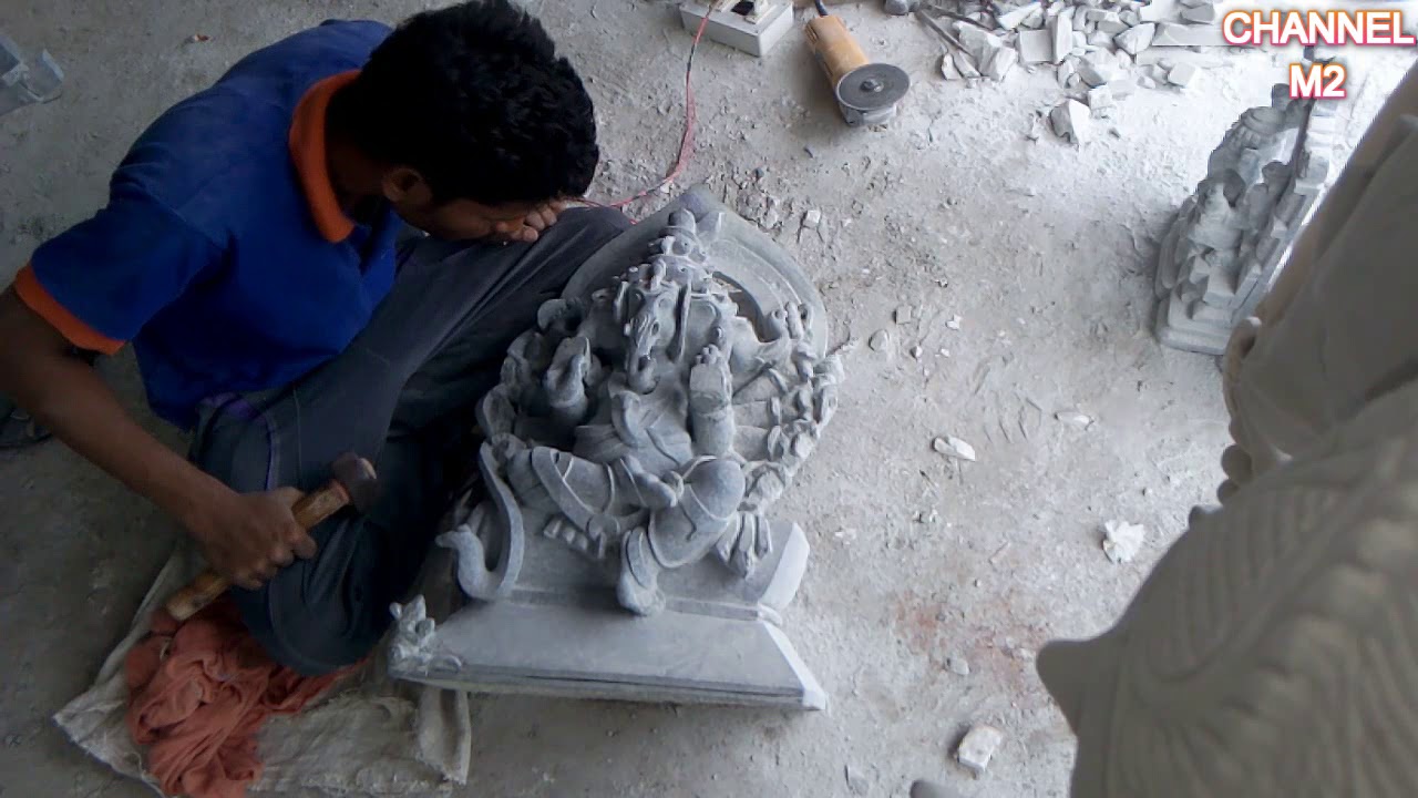 Carving Statues And Sculptures || Creative Handicrafts - YouTube