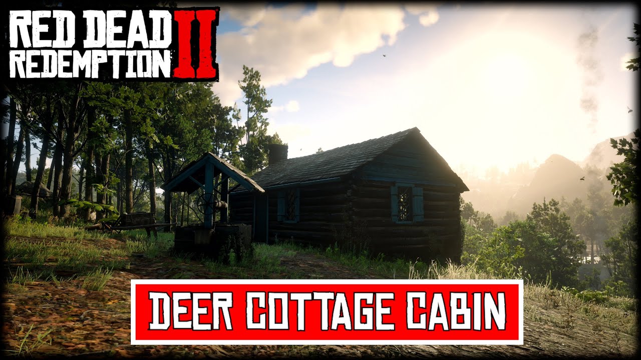 Red Dead Redemption 2 - Deer Cottage Cabin - YouTube