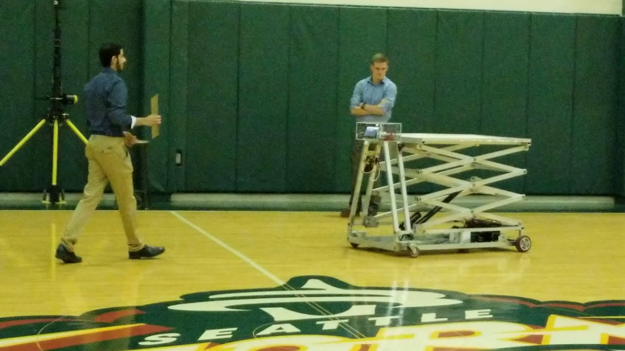 Autonomous Scissor Lift Demo - YouTube