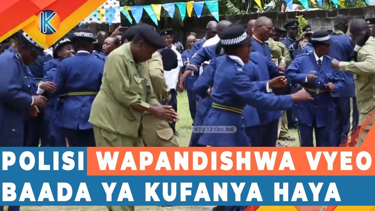 POLISI WAPANDISHWA VYEO BAADA YA KUFANYA HAYA - YouTube