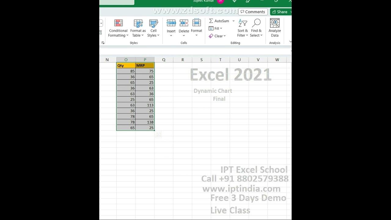 Advanced Excel Training Shorts Sujeet Sir Excel Classes Iptindia Excelcourse Youtube