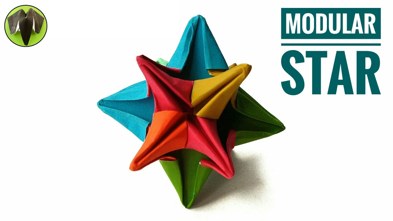 Modular Star - Origami | DIY | Tutorial by Paper Folds - 838 - YouTube