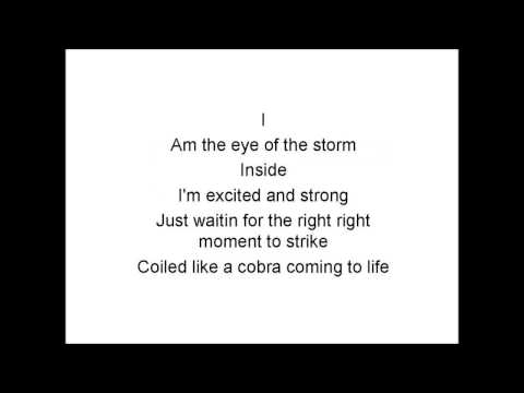 Eye of the storm - Lyrics