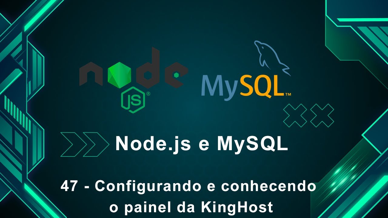 Node.js e MySQL 47 - Configurando e conhecendo o painel da KingHost ...