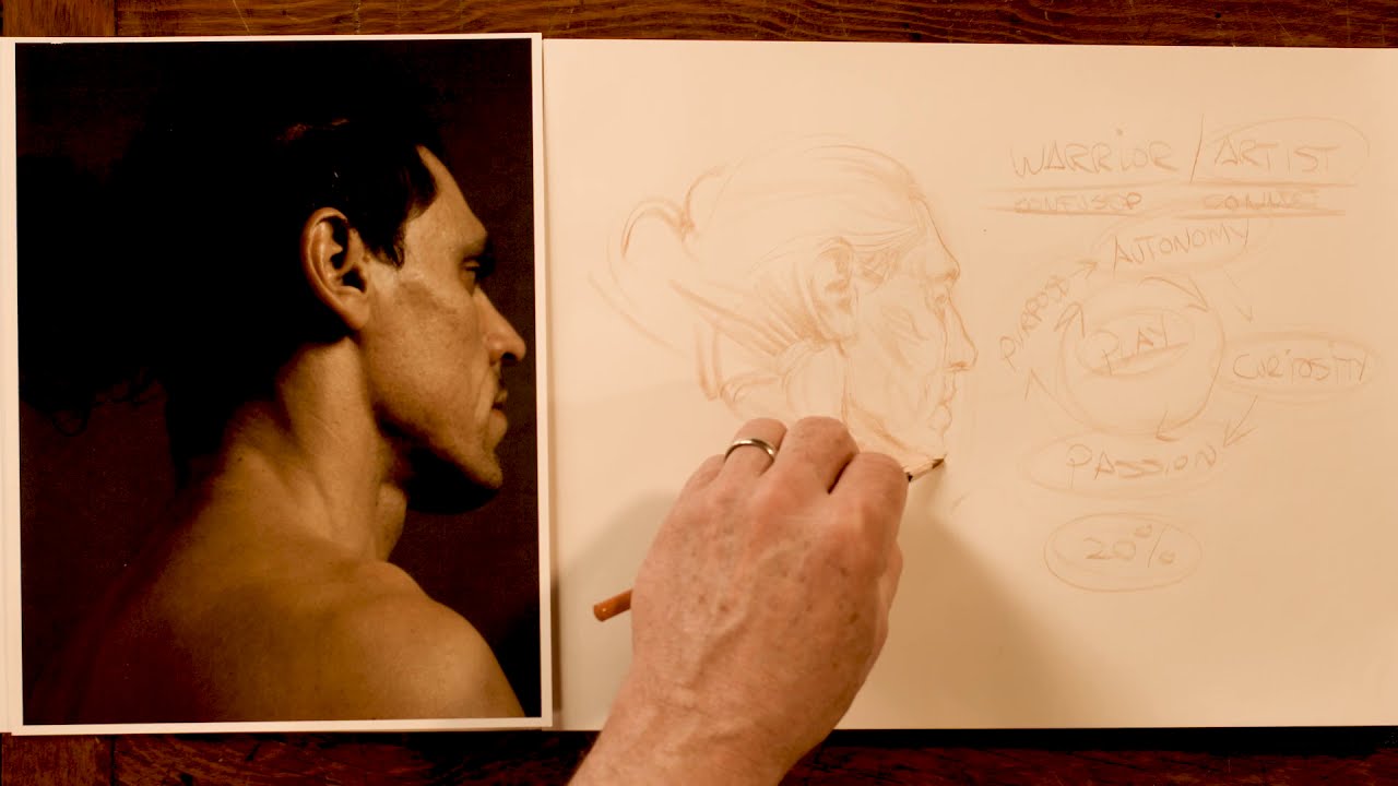 STEVE HUSTON DRAWS from life | Art as Hard Play - YouTube