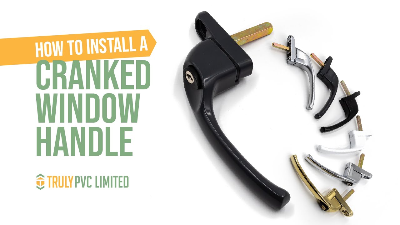How to Install a Cranked Window Handle - YouTube