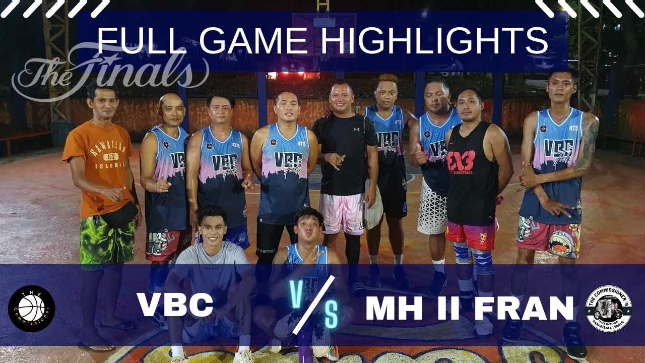 Inter-TODA Basketball League | VBC TODA VS MH II FRAN TODA | Finals ...