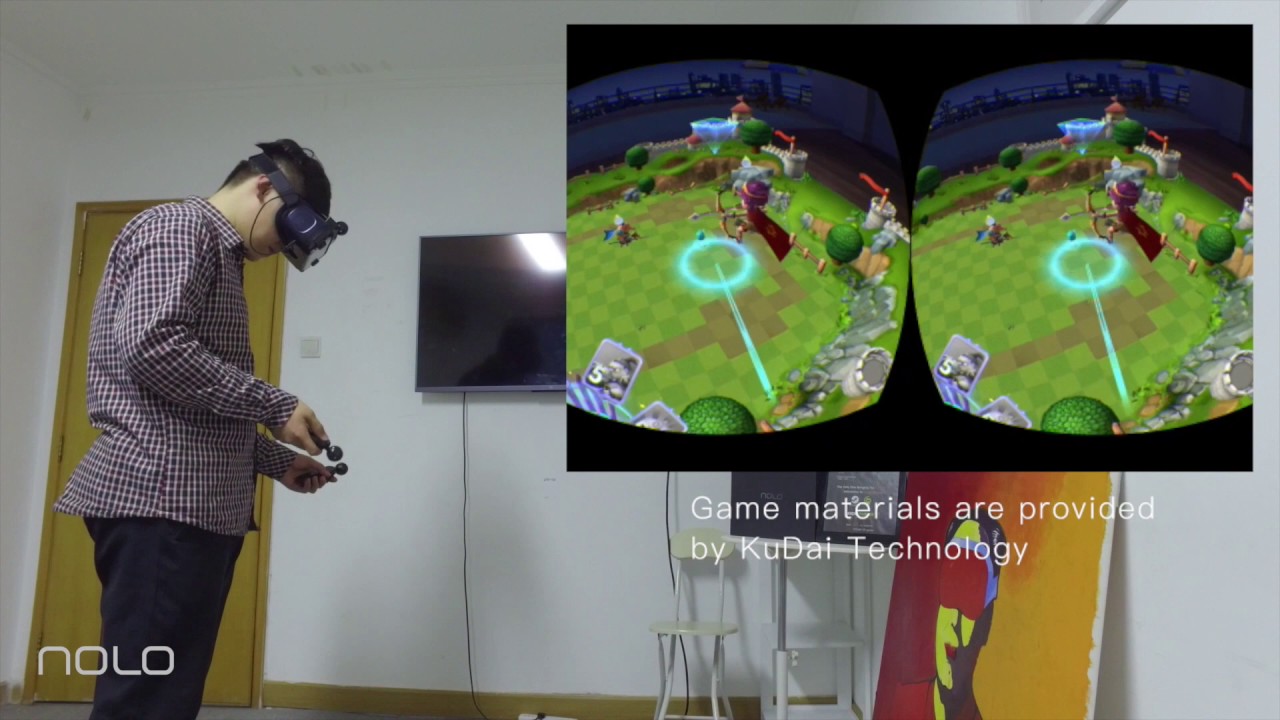Play Mobile VR Games with NOLO - YouTube