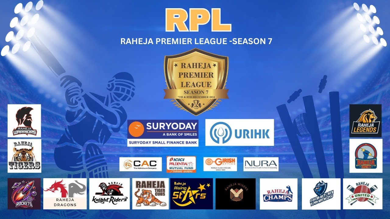 RPL 7 | RAHEJA PREMIER LEAGUE | SEASON 7 | AUCTION . - YouTube