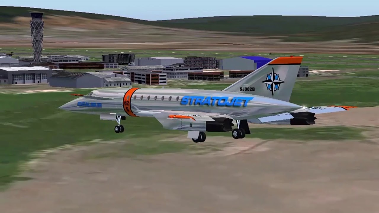 Flight Simulator Excalibur Takeoff and Landing - YouTube