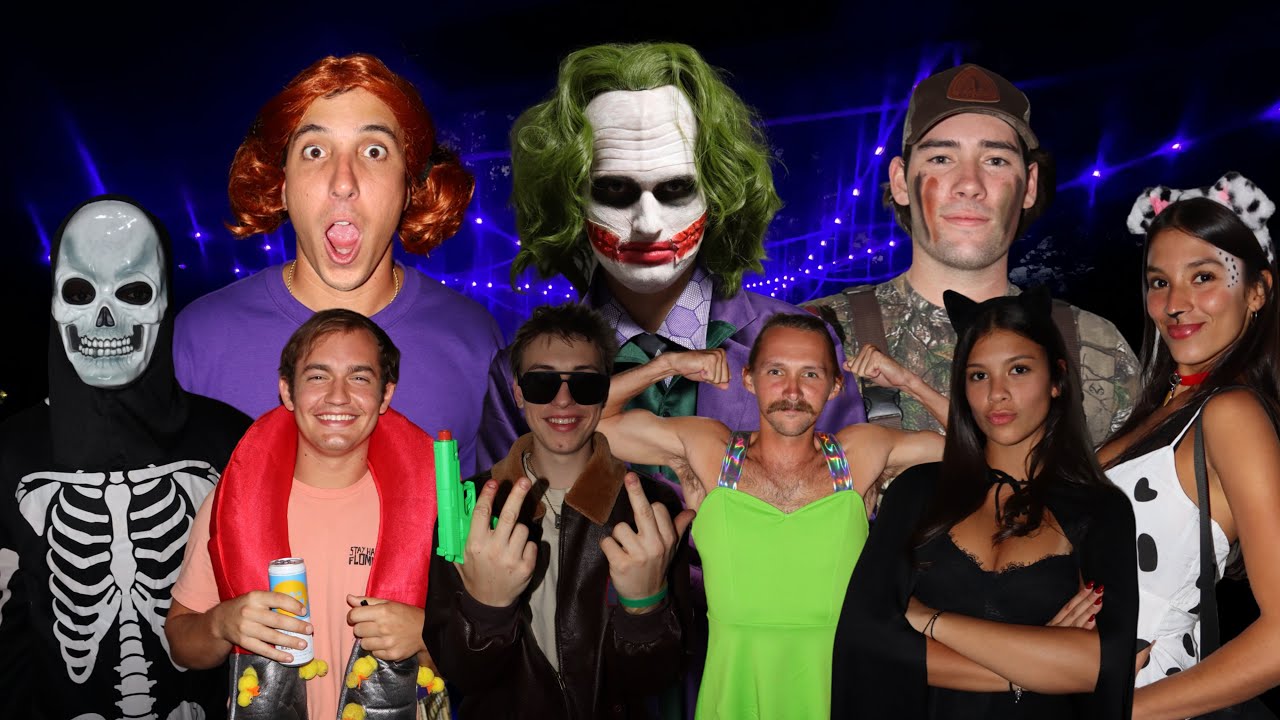 I Hosted The Craziest Halloween Party! - YouTube