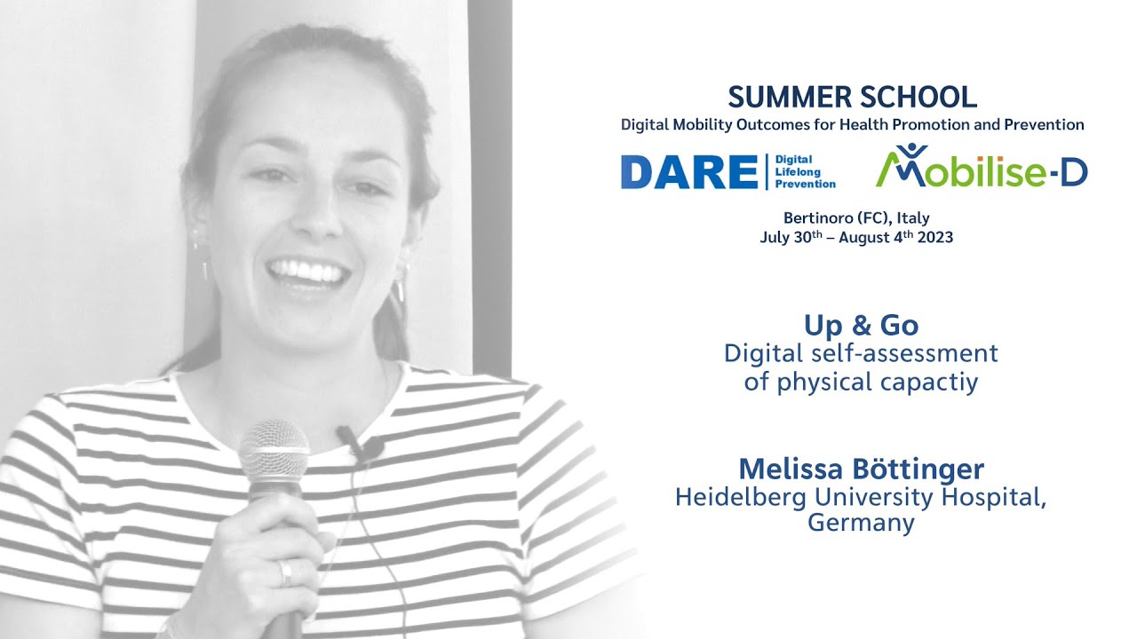 Up&Go app: digital self-assessment of physical capacity | Melissa ...