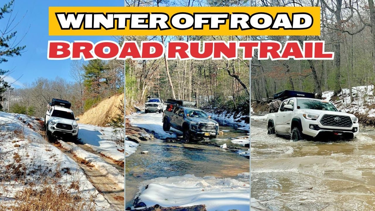 Broad Run Off Road Trail Southwestern Virginia and Winter Camping - YouTube