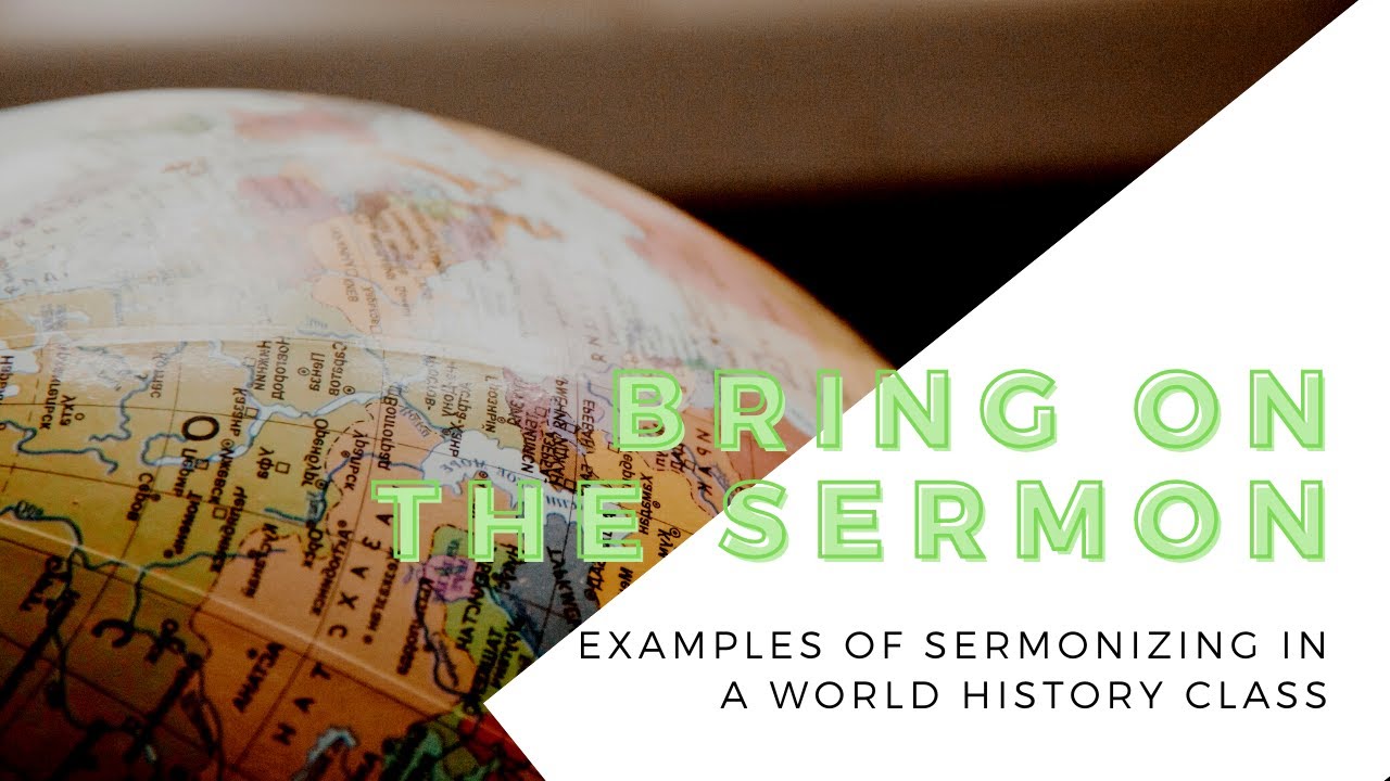 Brian Sztabnik's Sermoning Strategy w/ World History Examples - YouTube