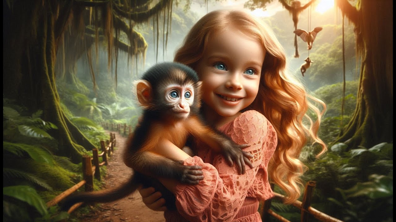 The first day of the arrival of the little monkey in our house, fear ...