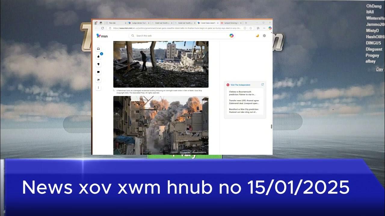 News xov xwm tsov rog Israel hamav yuskhes lavxias phabmab 15/01/2025 - YouTube