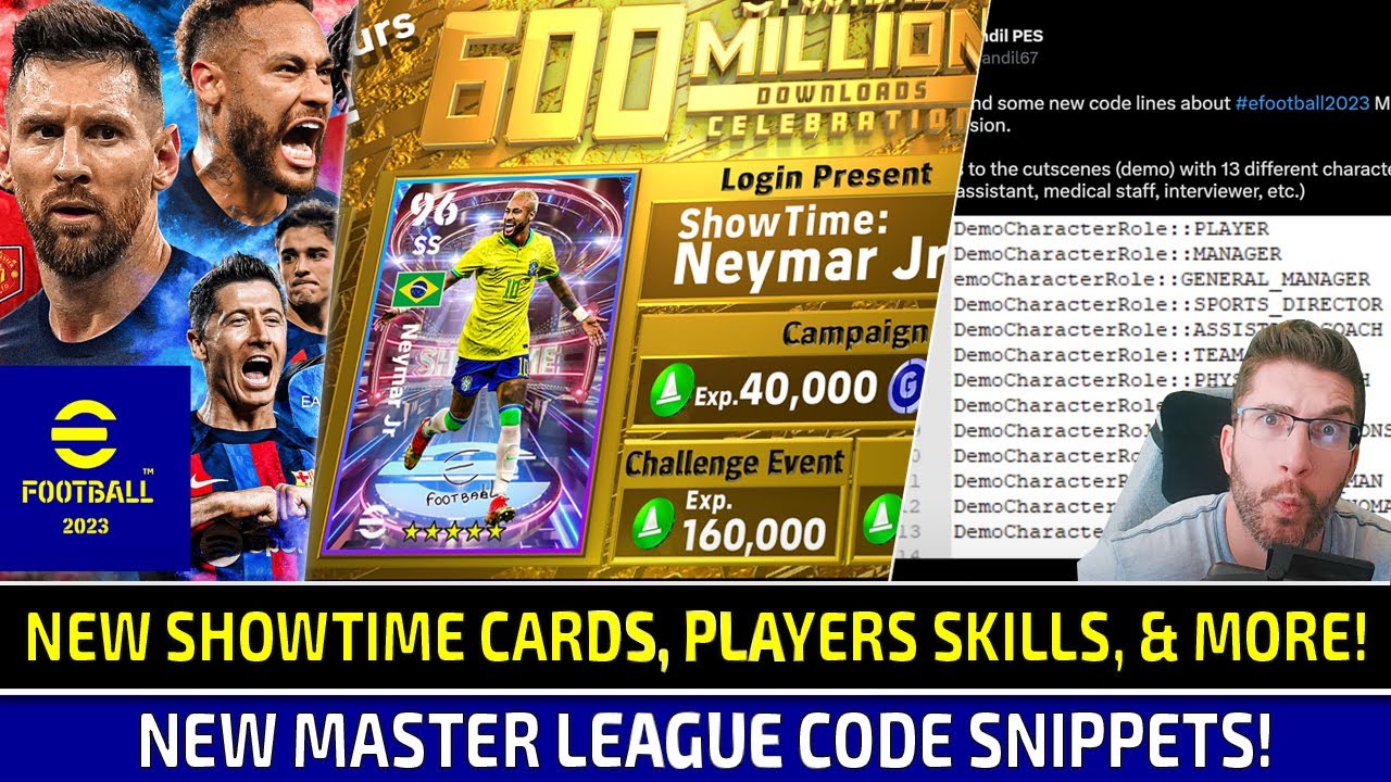 [TTB] EFOOTBALL 2023 BRAND NEW SHOWTIME CARDS, FREE NEYMAR, & SOME ...